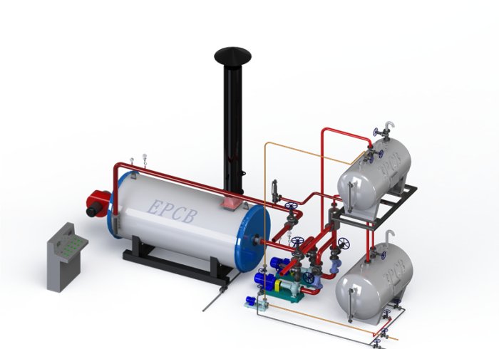 Horizontal Oil/Gas Fired Thermal Oil Boiler System| EPCB
