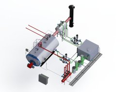 Horizontal Fire Tube Oil Gas Fired Steam Boiler| EPCB