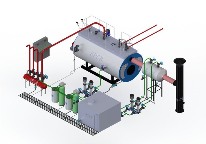 Horizontal Fire Tube Oil Gas Fired Steam Boiler| EPCB